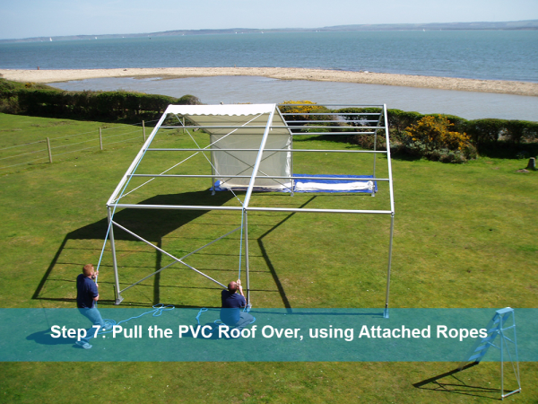 12m Standard Marquee - Custom Covers