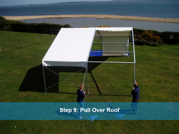 12m Standard Marquee - Custom Covers